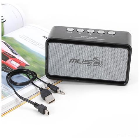 Trade Shop - Cassa Portatile Con Fm Sd Usb Bluetooth Mp3 Smartphone ...