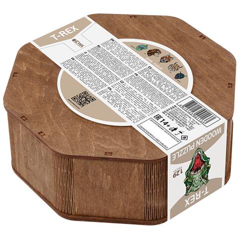 GRAINE CRÉATIVE - Puzzle In Legno Colorato - T-rex 24,4 X 40 Cm - ePRICE