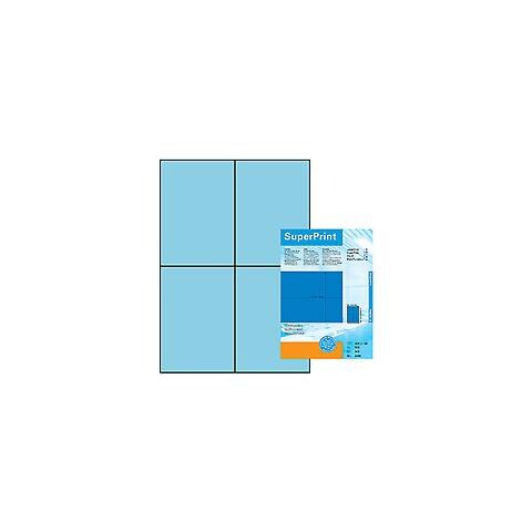 Herma - Labels blue 105x148 SuperPrint 400 pcs. , Blu, Labels / pack ...