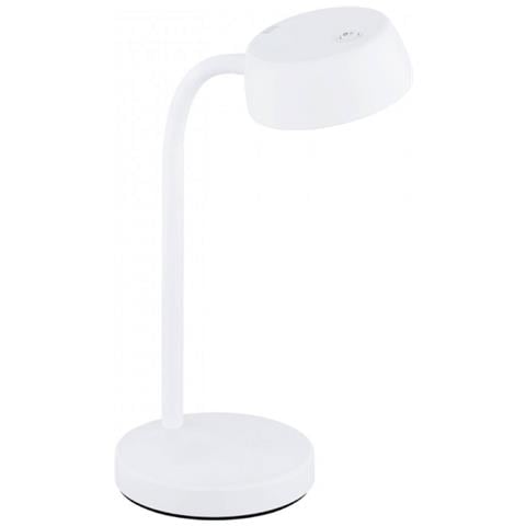 HOMEGARDEN - Lampada Da Scrivania Cabales Bianco Ø14 Cm Eglo - ePRICE