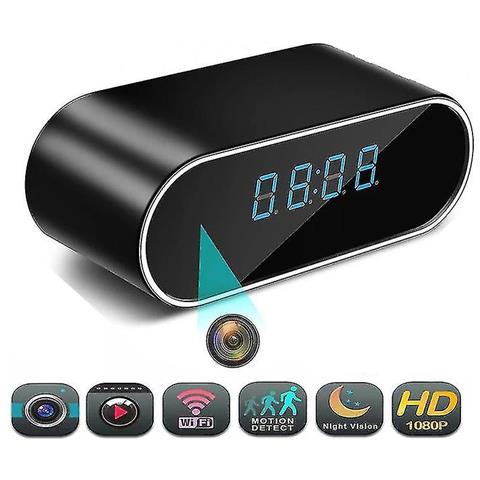 HTN - 4k Hd Clock Camera Wireless Wifi Micro Cam Ir Night View Alarm ...