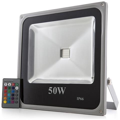Greenice - Proiettore A Led Ip65 Ecoline 50w Rgb Telecomando - ePRICE