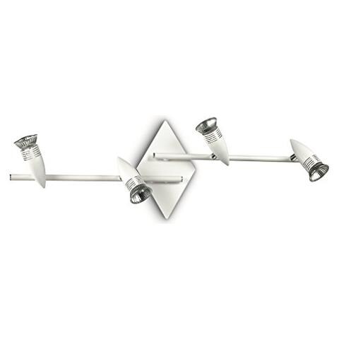 Ideal Lux - Alfa Pb4 Bianco Lampada A Soffitto 4 Luci - ePRICE
