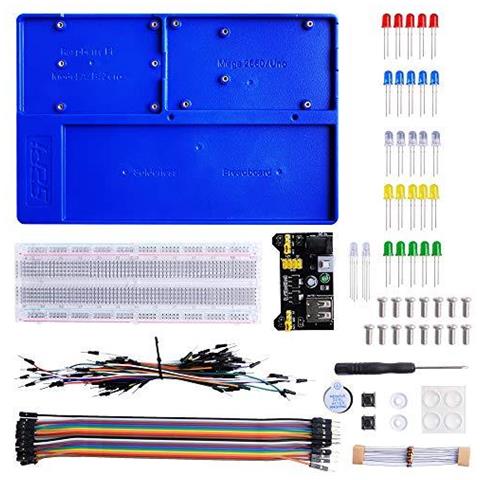 GEEEKPI - Lampone Pi 4 Holder Abs Breadboard Corredo Del Supporto Per ...