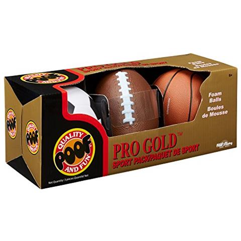 POOF - Pro Gold Mini Sport Pack Kids Foam Balls - ePRICE