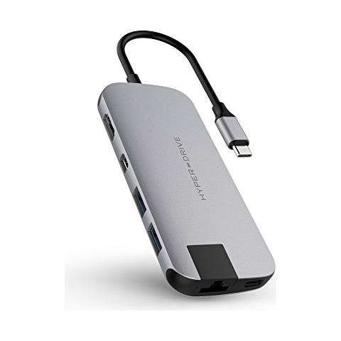 HYPER - hd247b Grey Slim Hub Per E Macbook Dispositivi Usbc Grigio - ePRICE