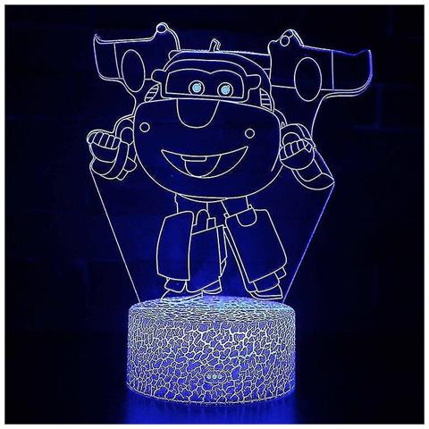 HTN - Lampada Illusione 3d 7 Colori Modifica Ottica Tocco Light Usb E ...