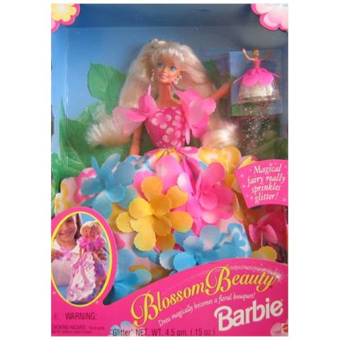 MATTEL - Barbie Blossom Beauty Doll W Magical Fairy Sprinkles Glitter ...