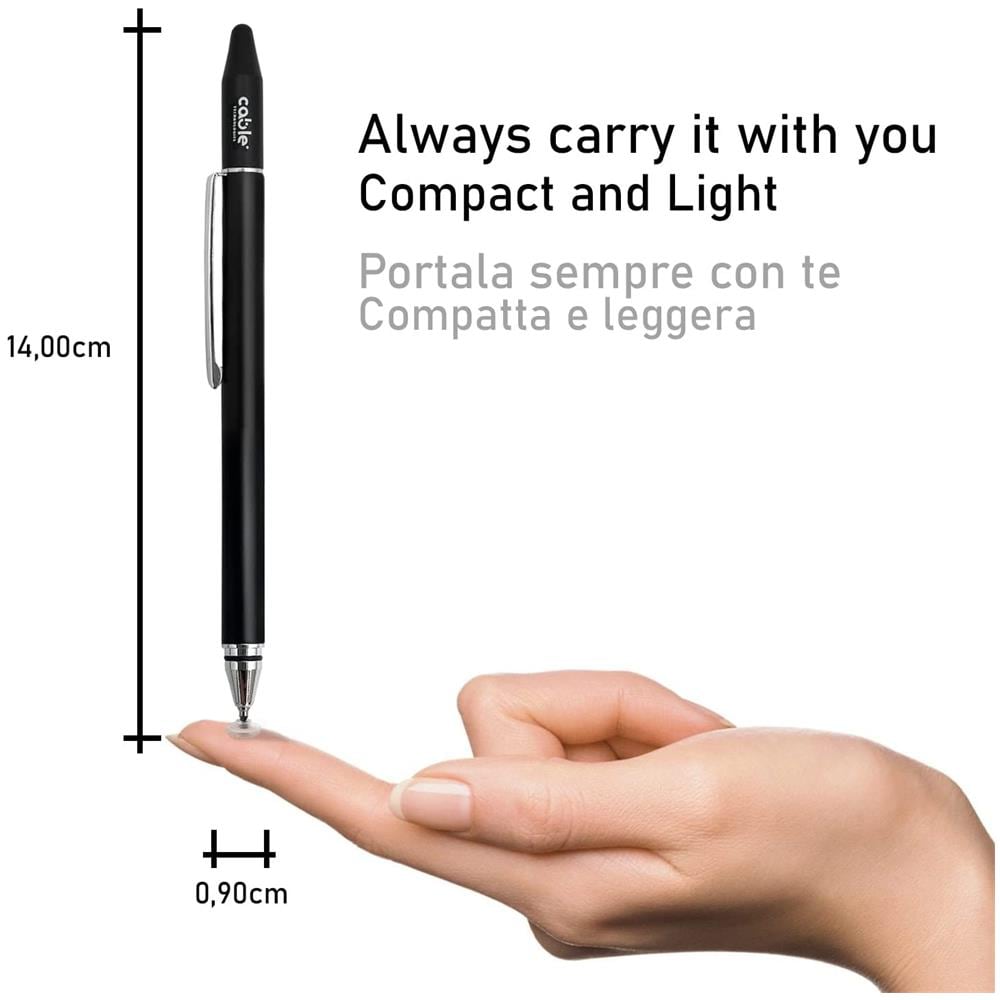 CABLE TECHNOLOGIES Penna Per Tablet Universale Stylus Pen Per Ipad Pennino Touch Screen Punta Ultra Sottile Regolabile Compatibile Con Apple Pencil Iphone Ipad Smartphone E Tablet Android ePRICE