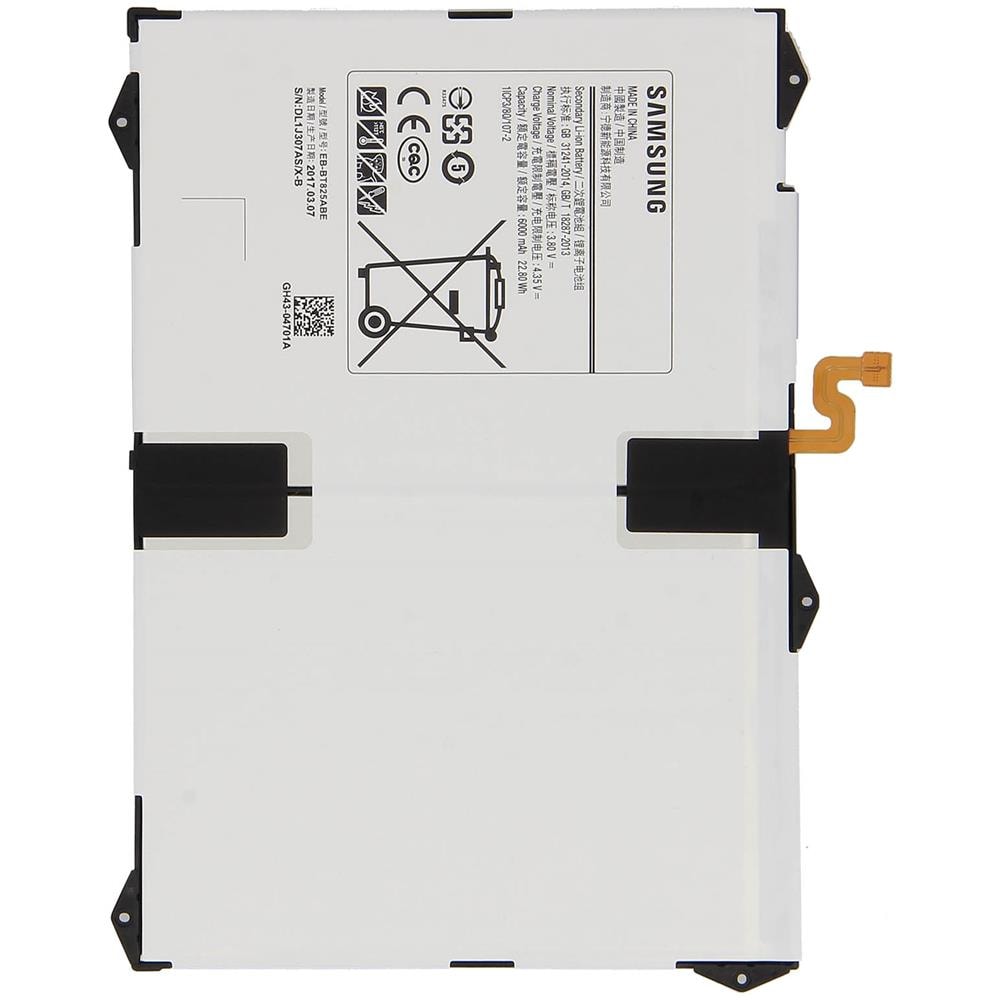 SAMSUNG - Batteria Galaxy Tab S3 Batteria D'origine Eb-bt825abe 6000mah ...