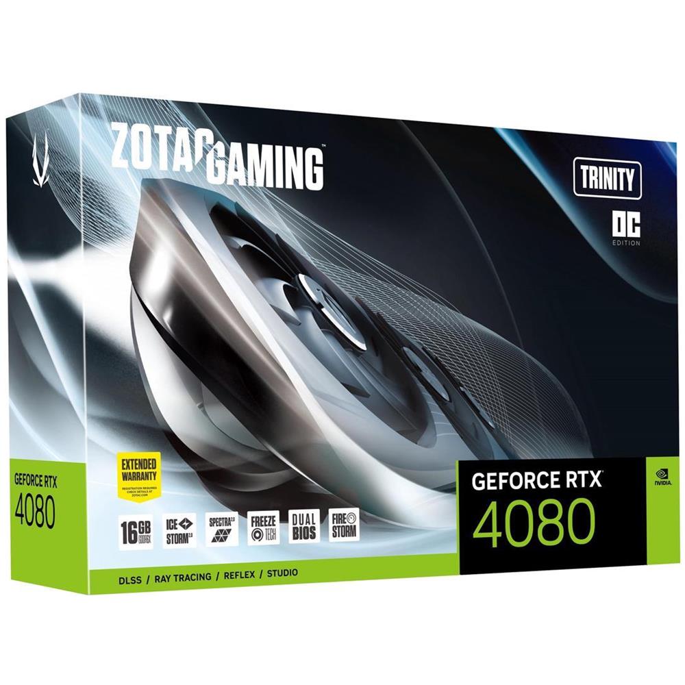 ZOTAC - GeForce RTX 4080 16 GB GDDR6 Pci-E 3 x DisplayPort / 1 x HDMI ...