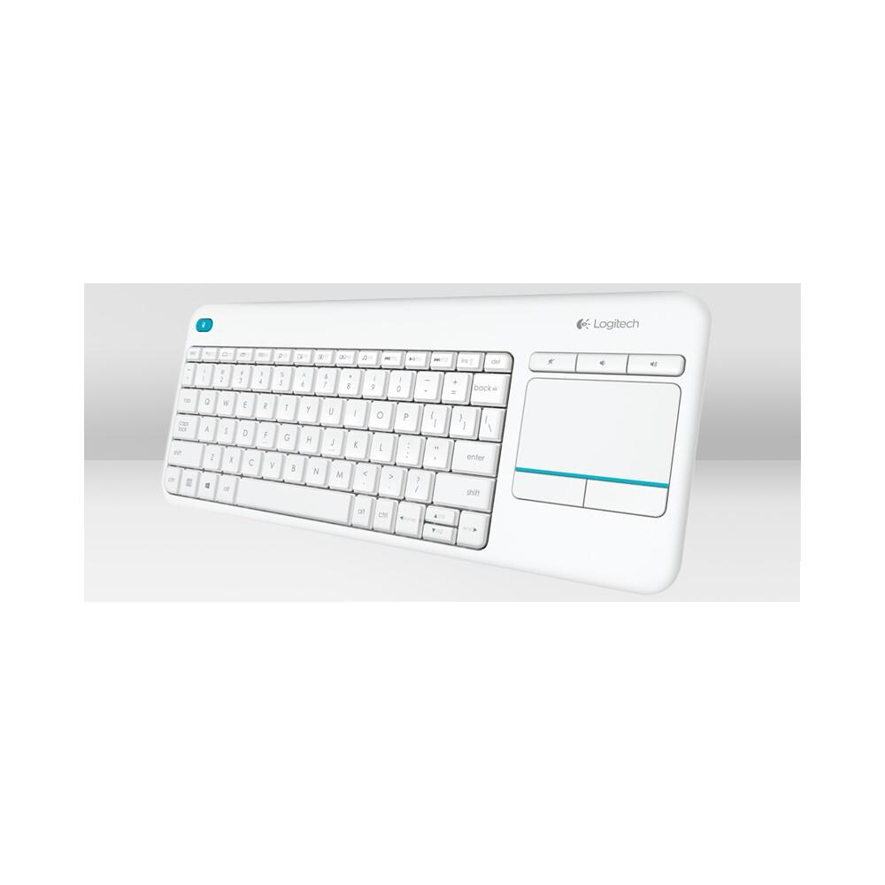 LOGITECH - K400 Plus RF Wireless Francese Bianco tastiera - ePRICE