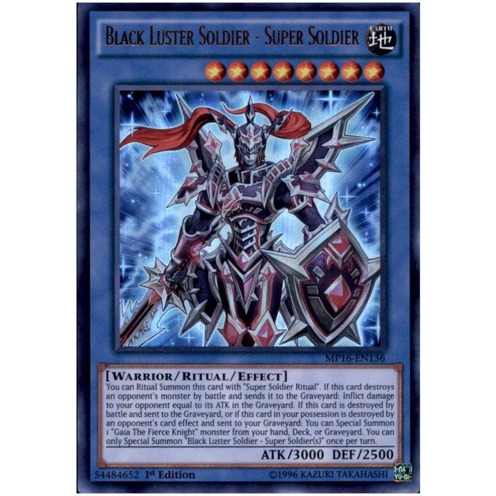 KONAMI - Yu-gi-oh - Glorioso Soldato Nero - Super Soldato (mp16-en136 ...