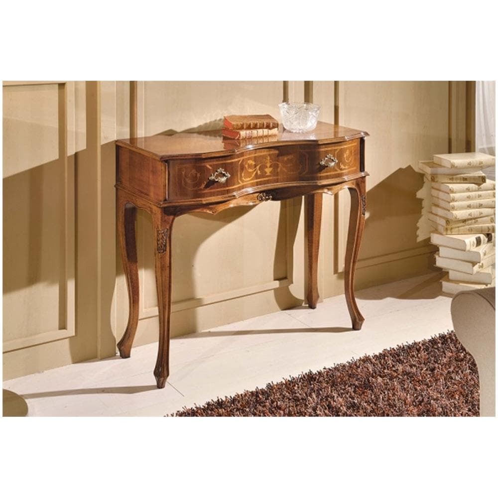 Estea Mobili - Consolle 1 Cassetto Legno Massello Con Intarsio - ePRICE