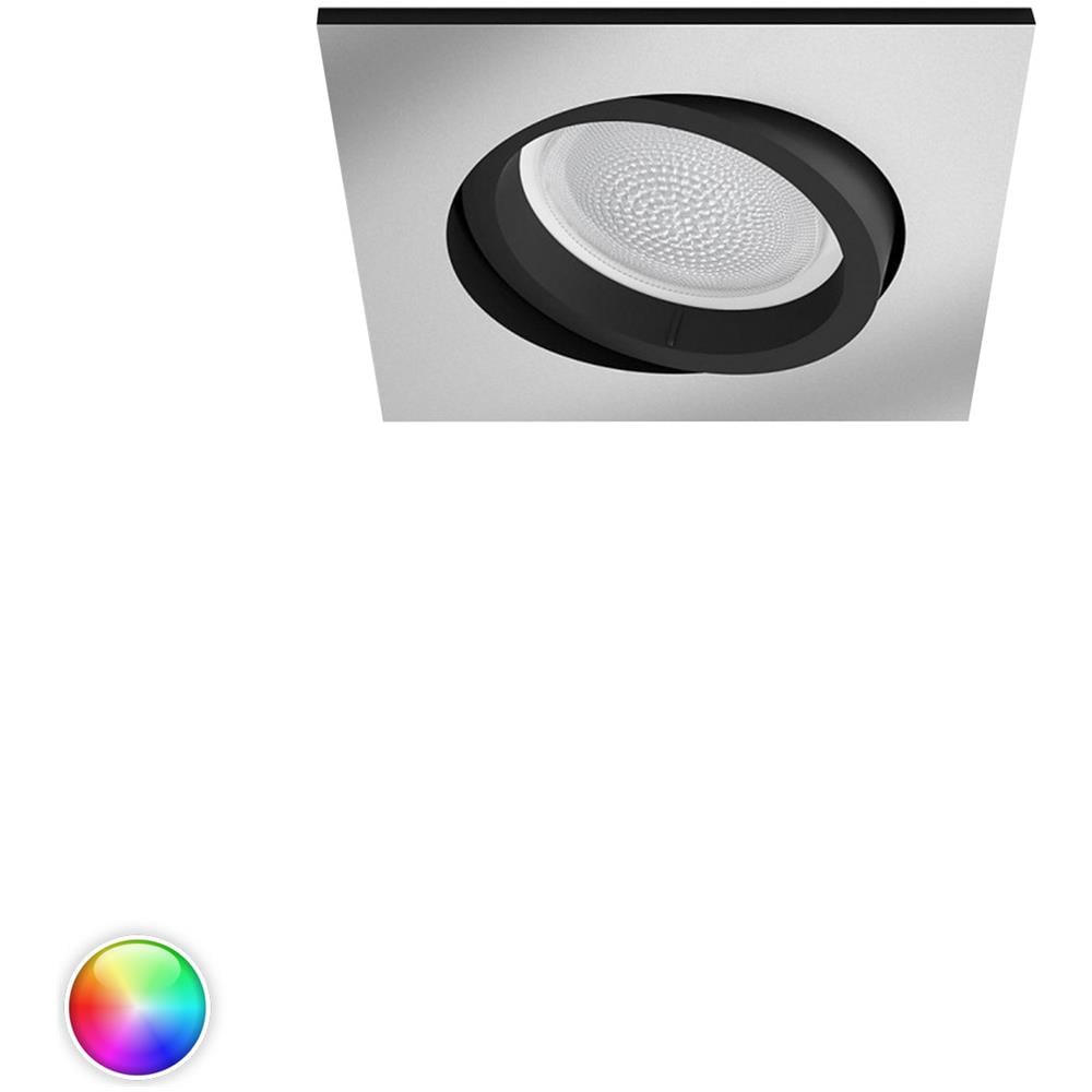 PHILIPS - Downlight Led Quadrato Led White Color 6w Hue Centura Bianco ...