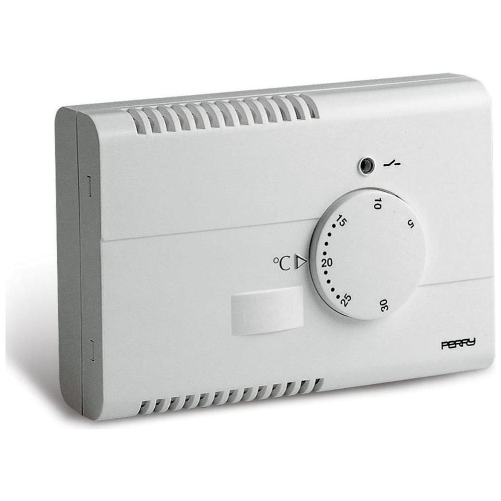PERRY - Termostato elettronico da parete bianco - ePRICE