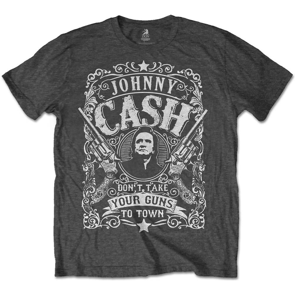 ROCK OFF - Johnny Cash - Don't Take Your Guns To Town Black (T-Shirt ...