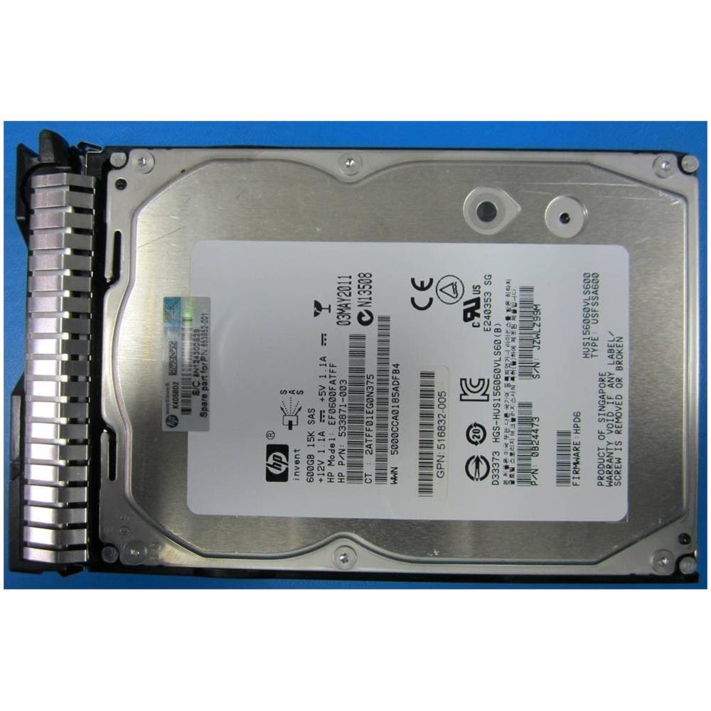HPE - Hewlett Packard Enterprise 653952-001, Serial Attached SCSI (SAS ...