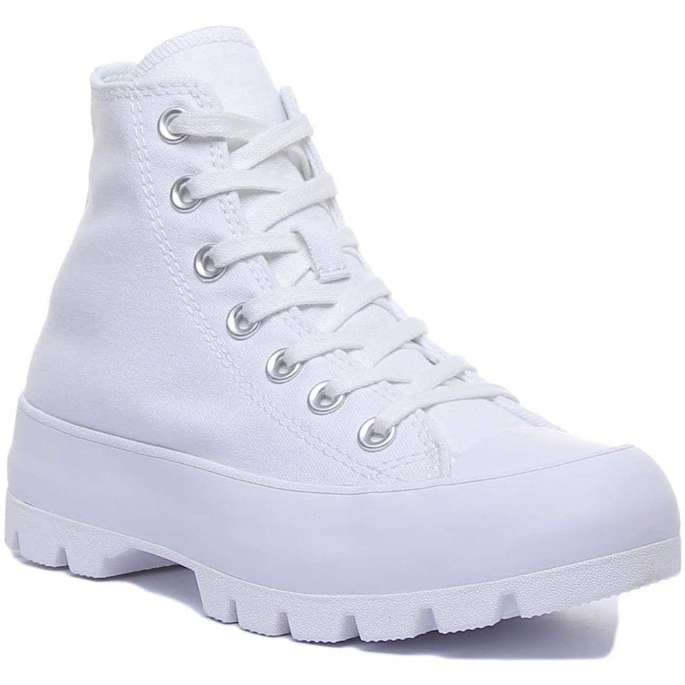 CONVERSE - 565902c Ct All Star Chunky Sole Hi Trainer In White For ...