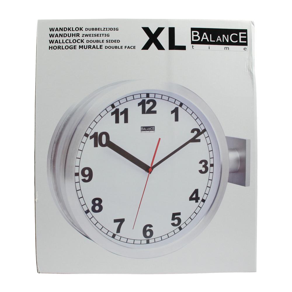 BALANCE - HE-CLOCK-86, Argento, Bianco, 185 x 500 x 435 mm, 3,24 kg ...