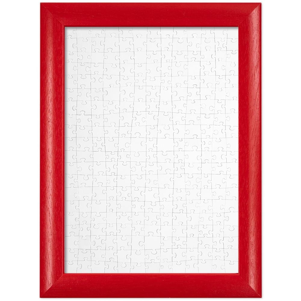 LUPIA - Cornice Per Puzzle Da Parete In Legno Rainbow Red Rossa 75,4x98 ...