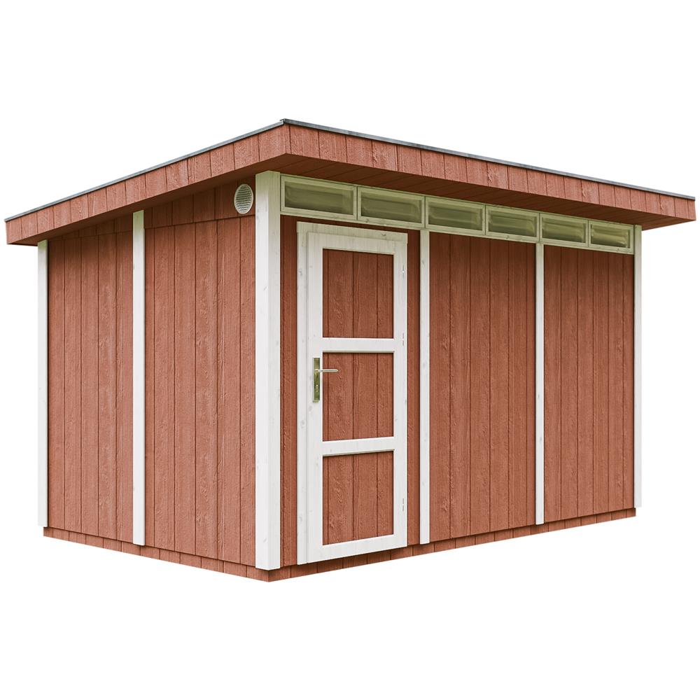 TIMBELA - Caseta Para Jardín Paneles A Base De Madera Lp Smartside 8,7 ...