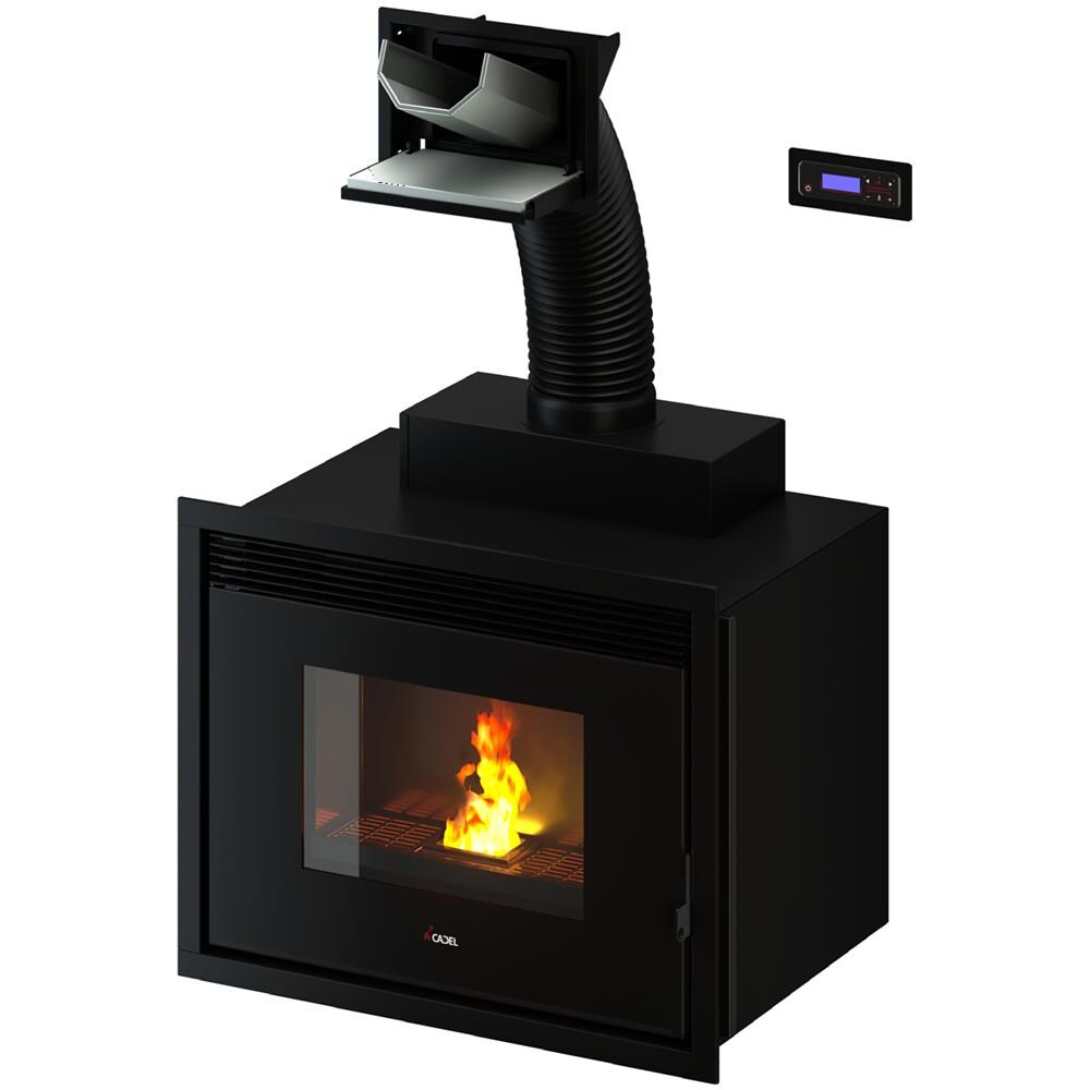 Cadel - Saturno 16 stufa Libera installazione Pellet Nero - ePRICE