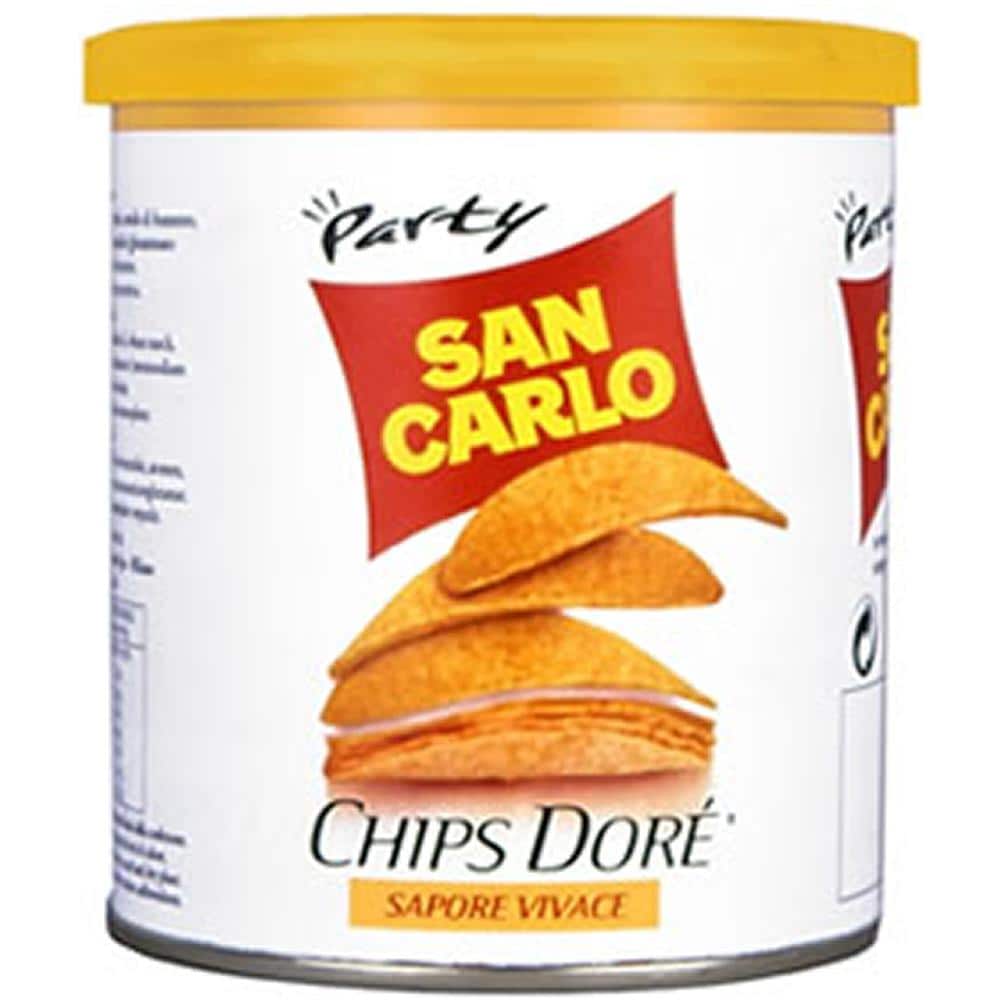 SAN CARLO - Chips Dore' Una Cialda Dorata Ondulata E Croccante Sapore ...