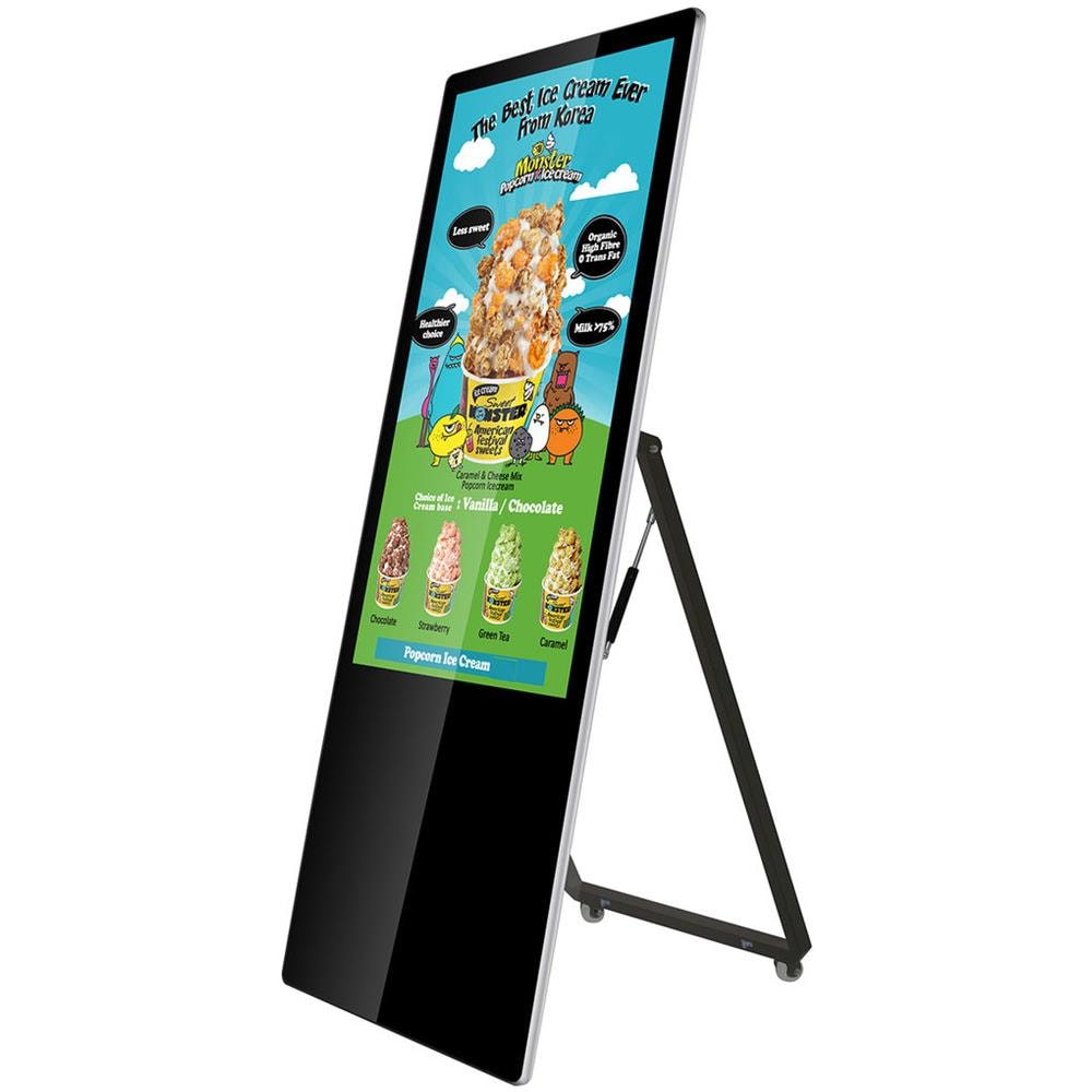 KIMEX - 161-4323 Cavalletto 43´´ Full Hd 500cd / m2 24/7 Indoor, Nero ...