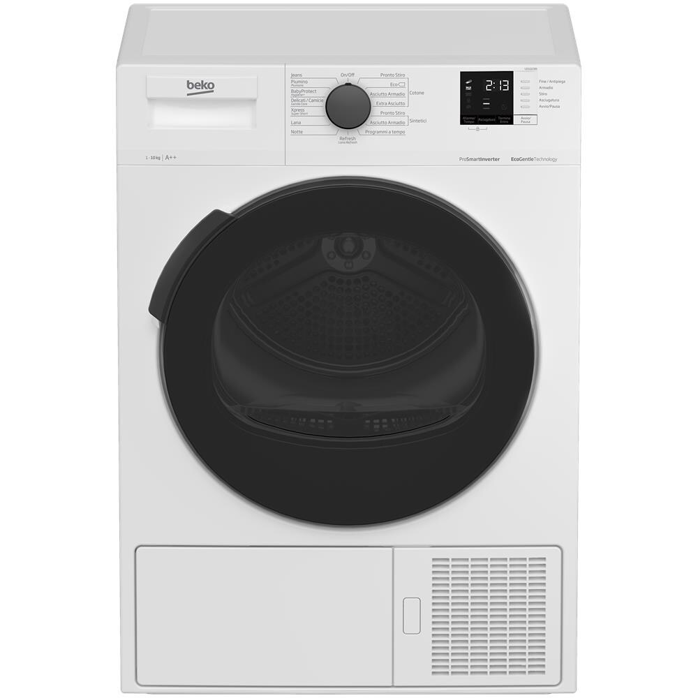 Beko - Asciugatrice UD1023RI b300 Optisense 10 Kg Classe A++ Pompa di ...