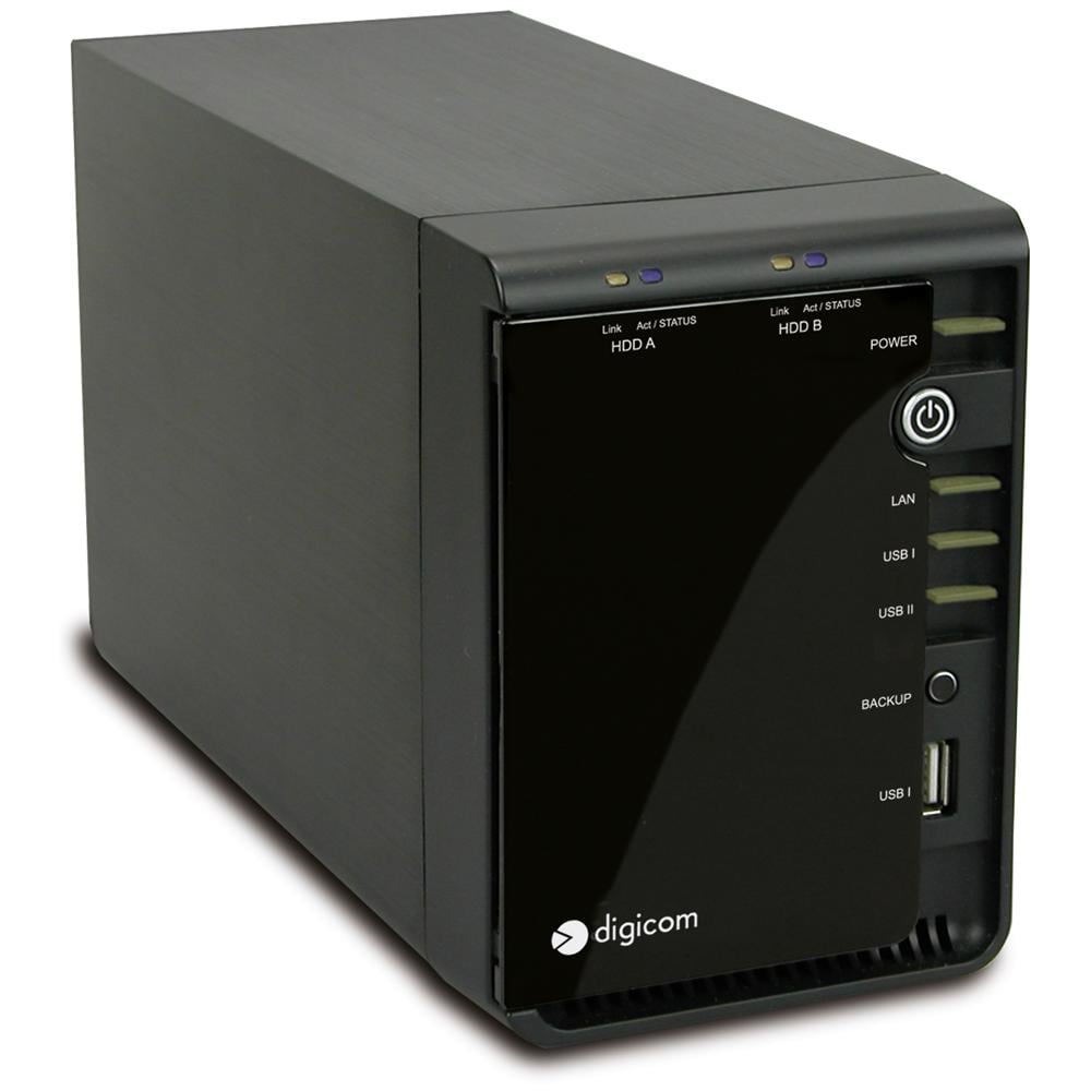 DIGICOM - Server NAS NETR-A01 2 Slot Hard Disk Sata II 3.5" Interfacce ...