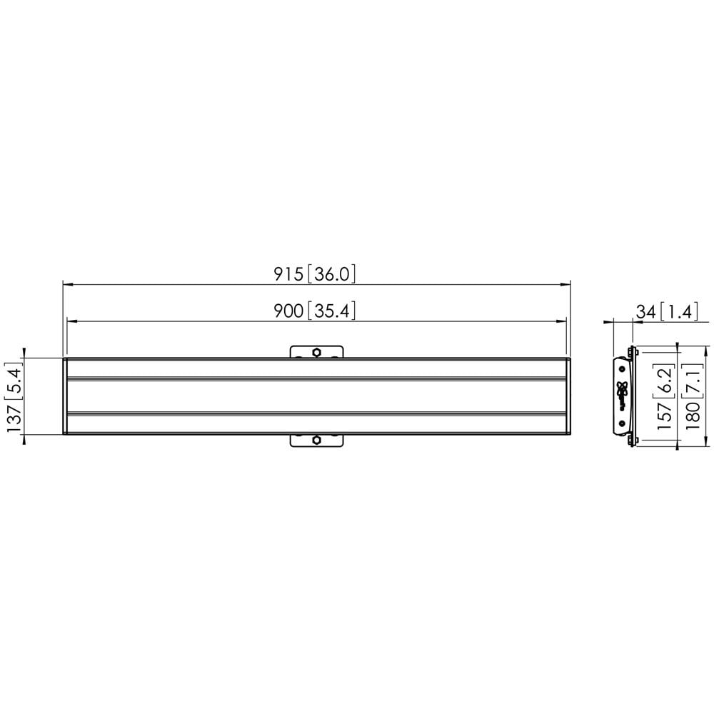 VOGELS - PFB 3409 Barra interfaccia 915 mm nero - ePRICE