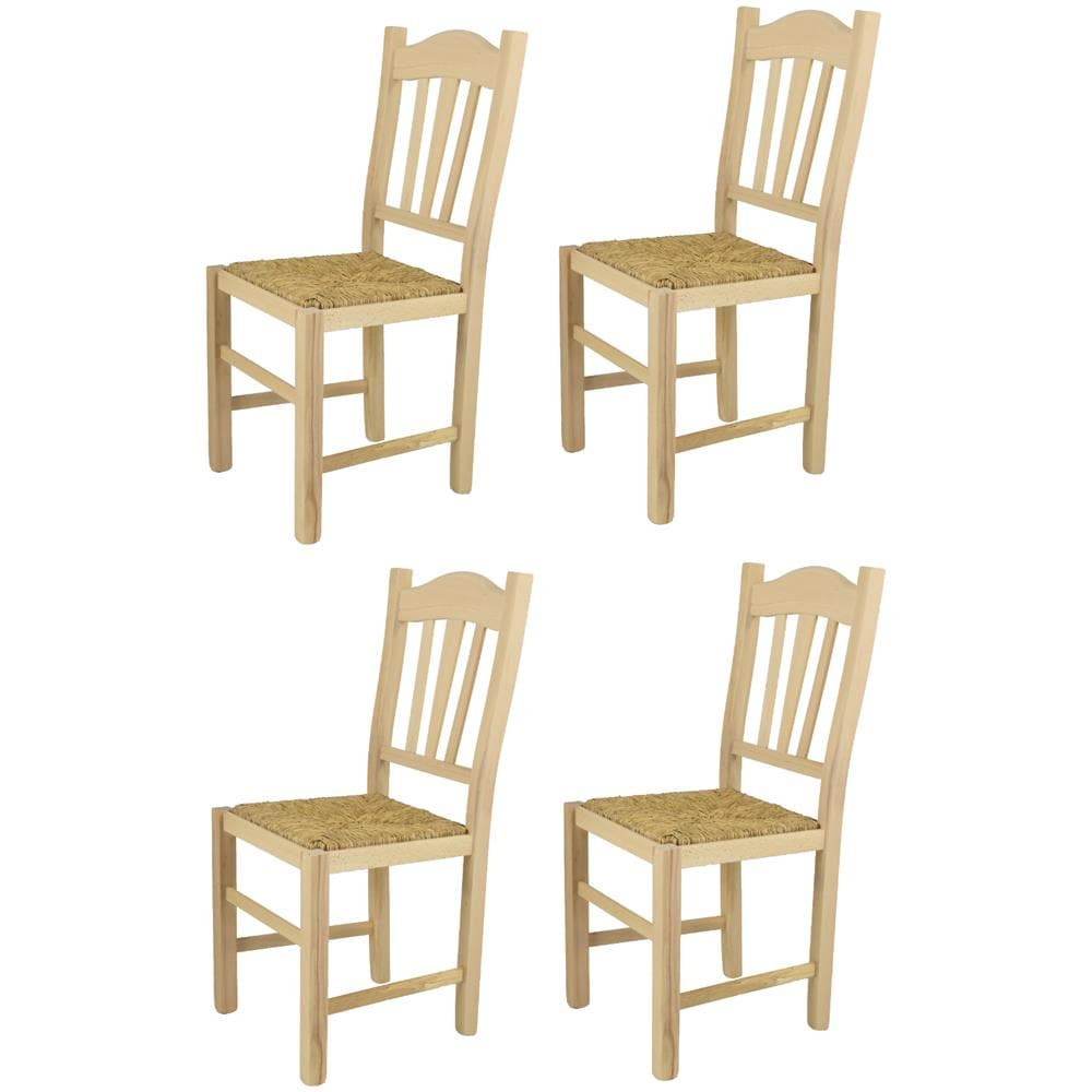 T M C S - Tommychairs - Set 4 Sedie Modello Silvana Per Cucina Bar E Sala Da Pranzo, Robusta ...