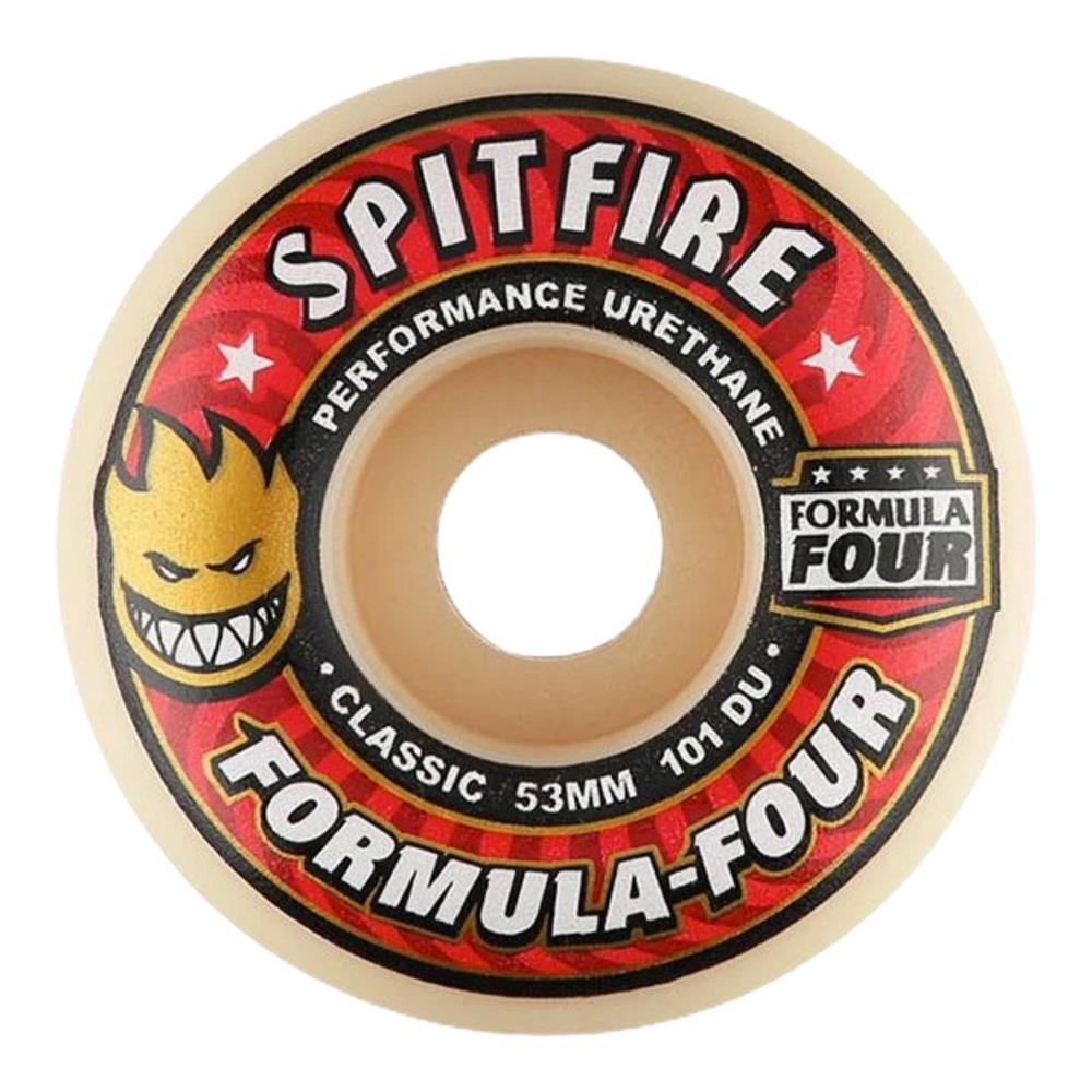 SPITFIRE - Formula Four Conical Full 53mm 101a Skateboard Wheels Pack ...