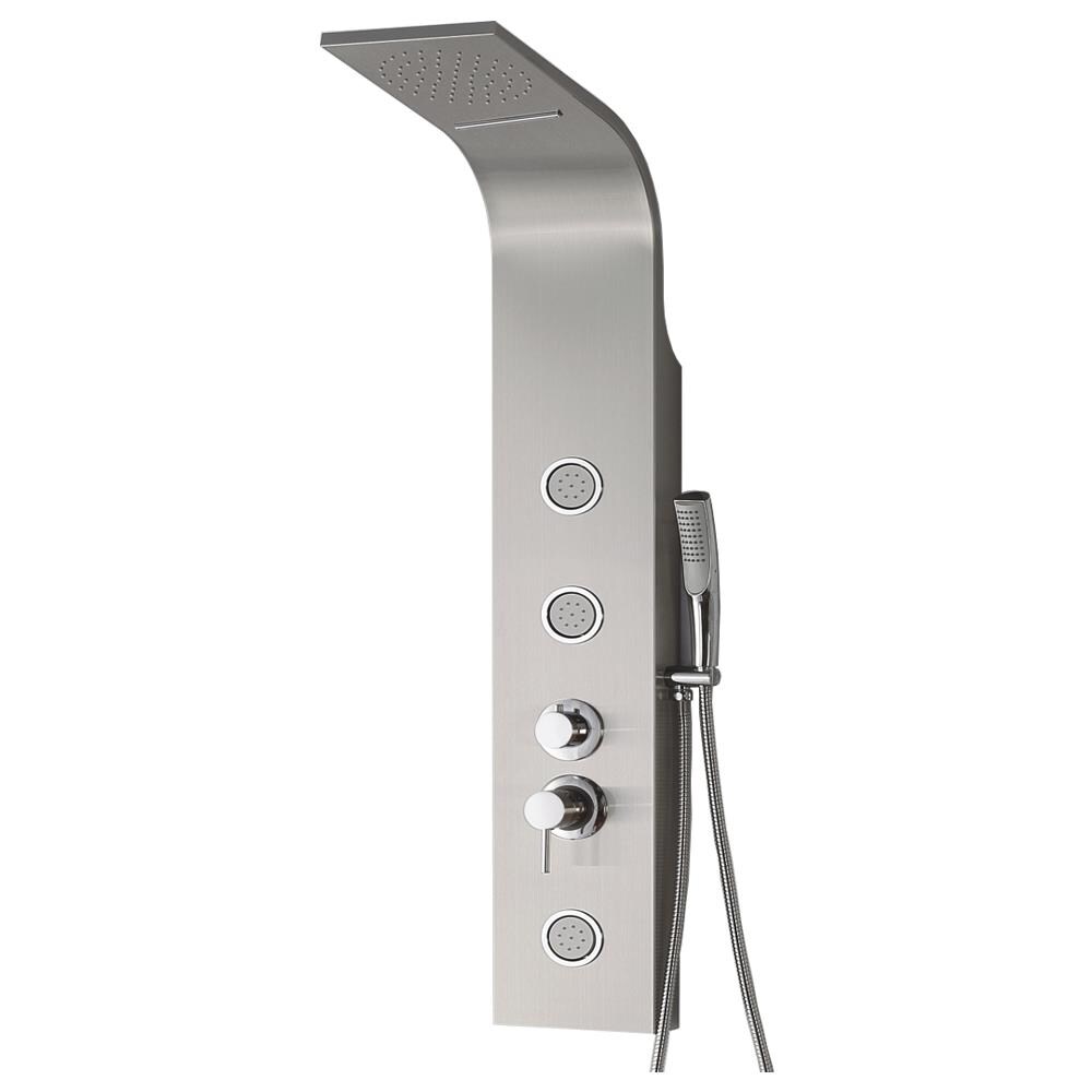 OGOMONDO - Colonna Doccia Step Acciaio Inox 3 Getti Idro Lombari E ...