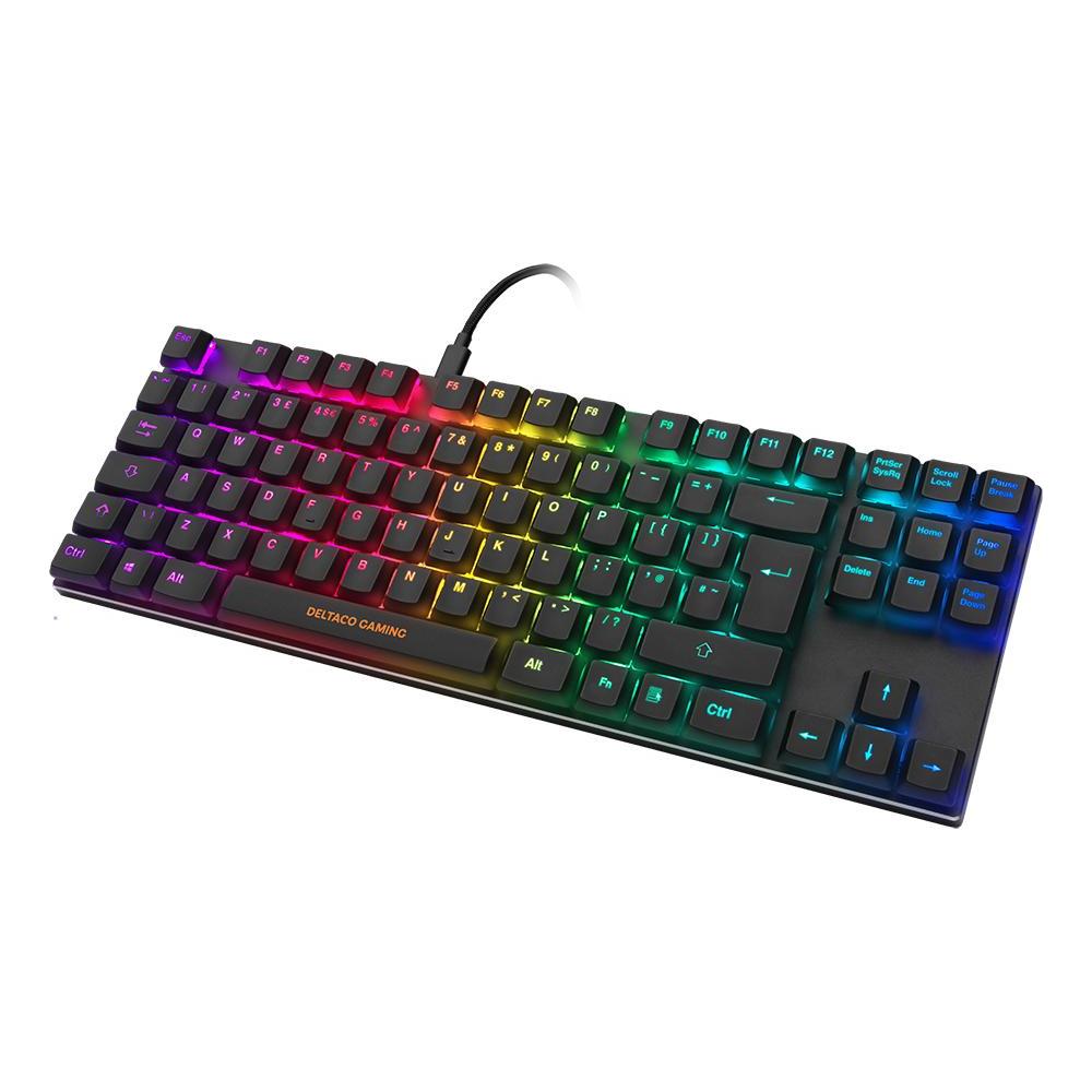 DELTACO GAMING - Tkl Tastiera Meccanica, Interruttori Marroni, Rgb ...