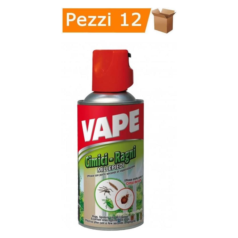 VAPE - Multipack Da 12 Insetticidi Vape Spray Per Cimici Ragni ...