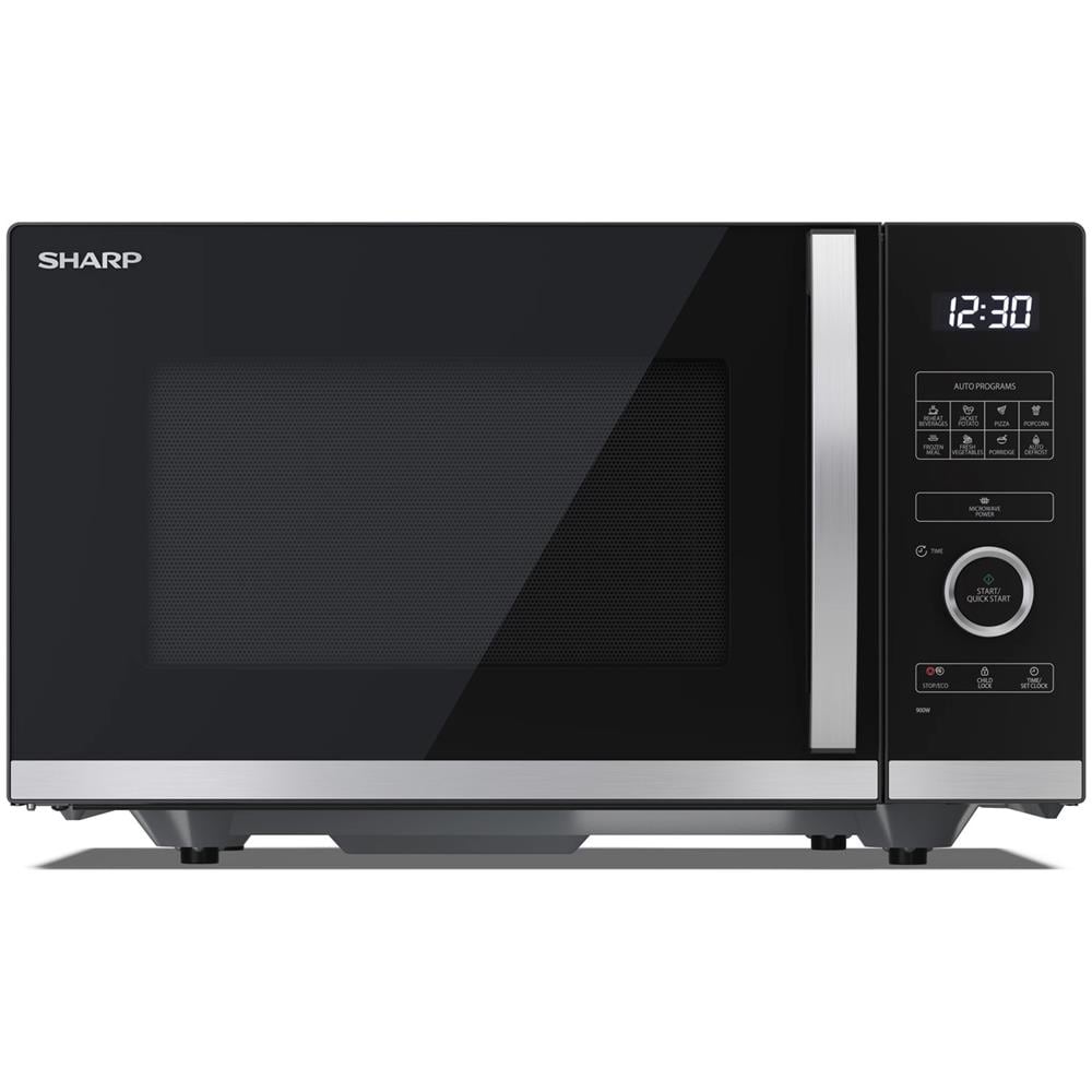 Sharp - YC-QS254AE-B forno a microonde Superficie piana Solo microonde 25 L 900 W Nero, Acciaio ...