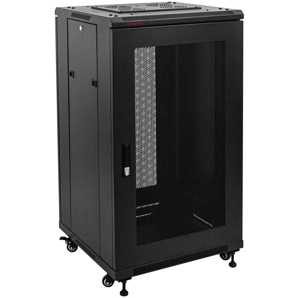 RACKMATIC - Armadio rack da pavimento 19 22U 600x800x1090 mm nero ...