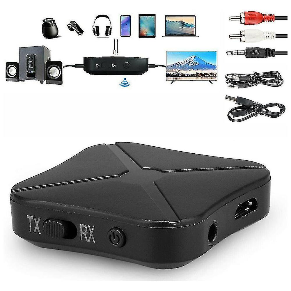 HTN - Bluetooth 4.2 Ricevitore Trasmettitore Adattatore Wireless Box Tv ...