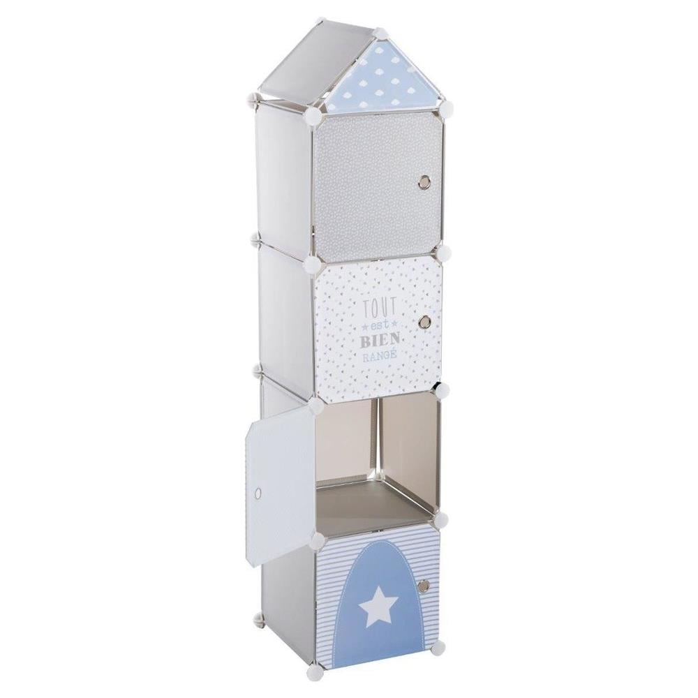 EMAKO - Armadio Con Bigiotteria Per Cameretta Bambini, 4 Scomparti, 34 ...