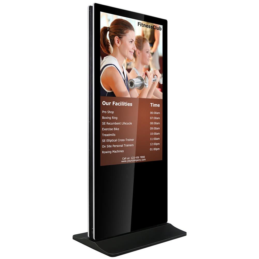 KIMEX - Kimex - 161-5502 - Totem Video Bifacciale 55"" Full Hd 500 Cd ...