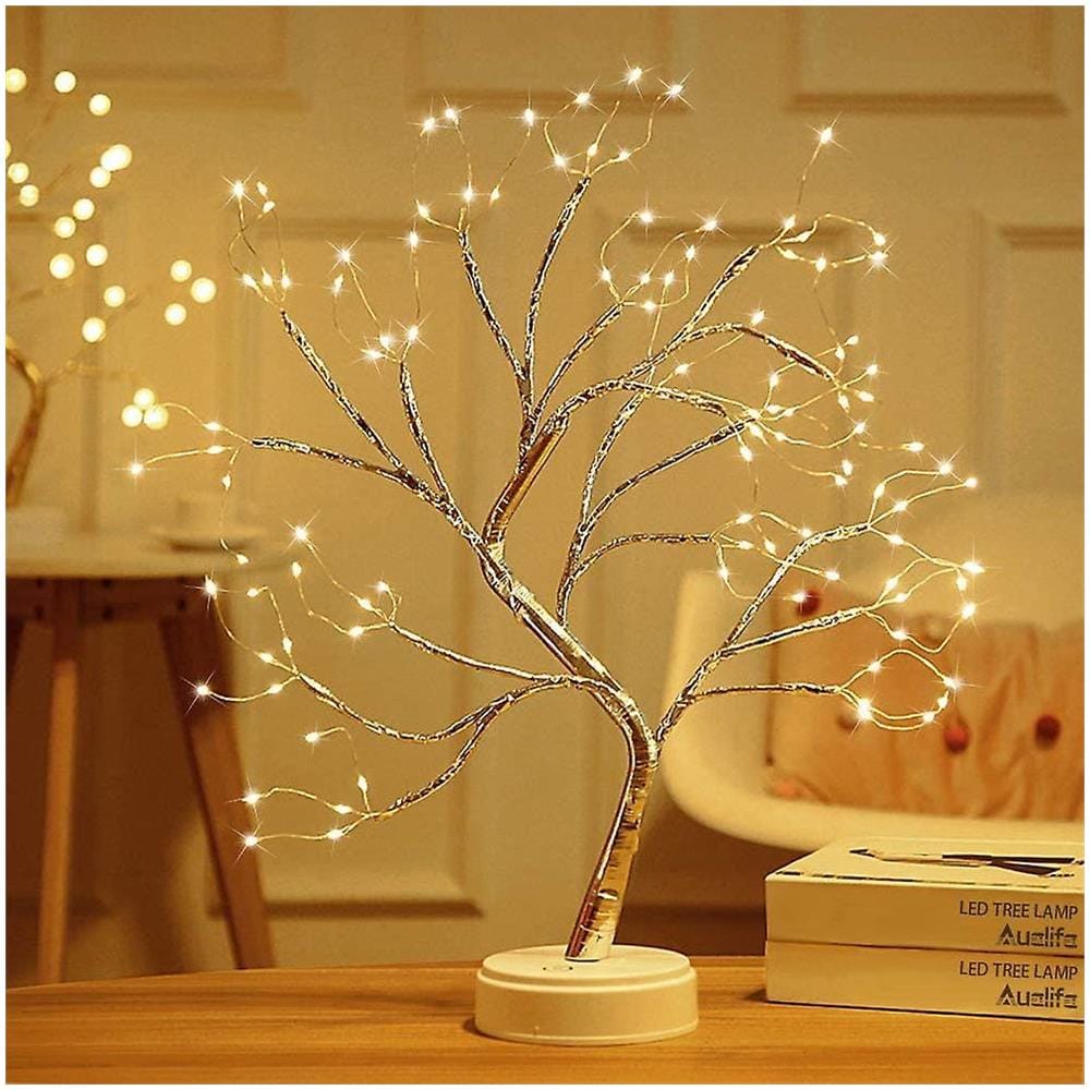 HTN - Luci Dell'albero A Led Rami Regolabili Per Alberi Bonsai Bianchi ...
