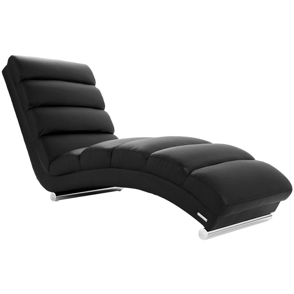 miliboo - Chaise Longue / Poltrona Design Nero Taylor - ePRICE