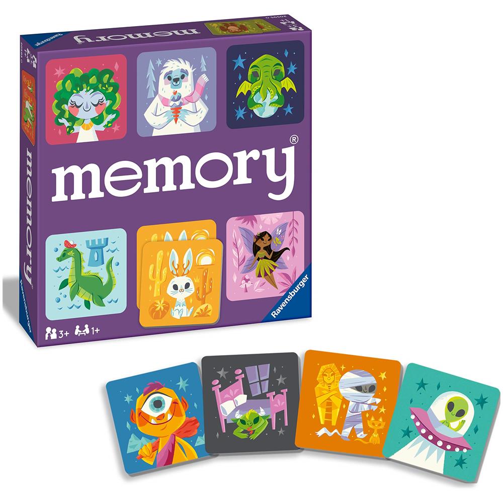 RAVENSBURGER - Simpatico Gioco Monsters Memory Per Ragazzi E Ragazze ...