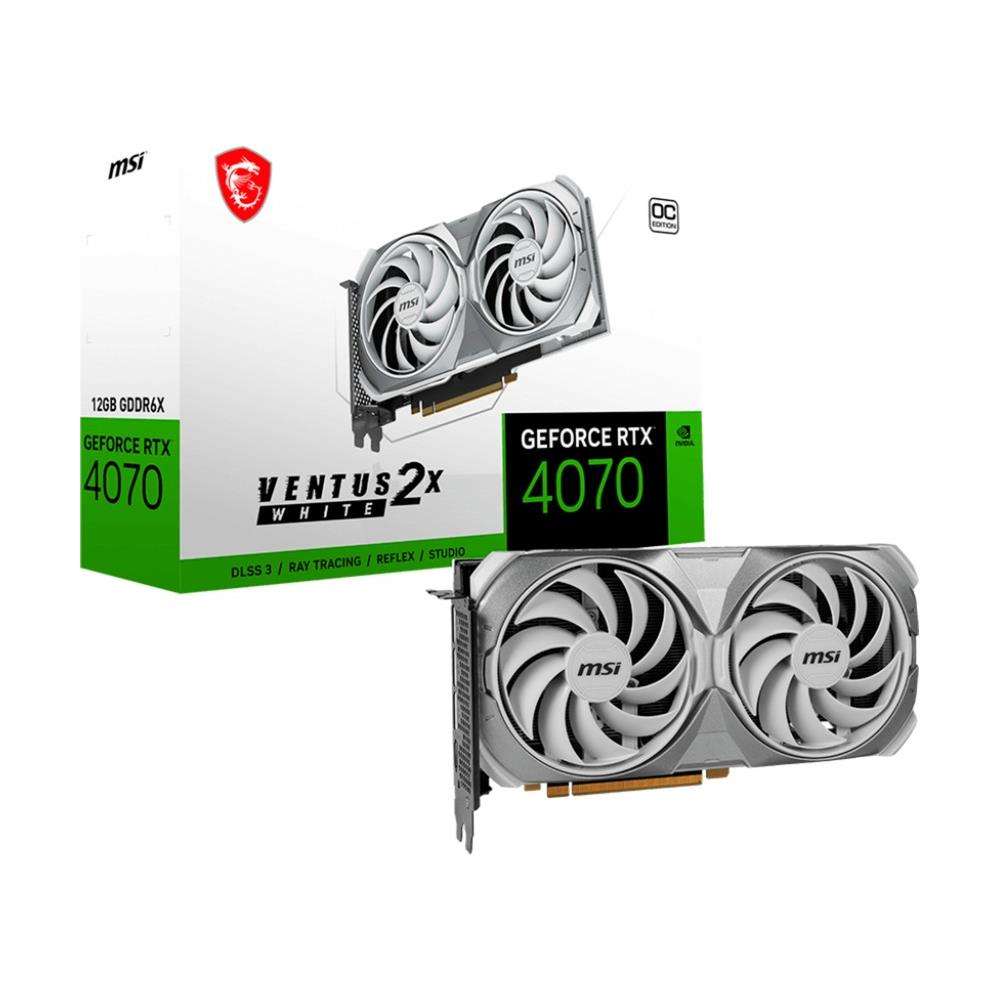 MSI - GeForce RTX 4070 12 GB GDDR6X PCI Express 4.0 / 3 Display Ports ...