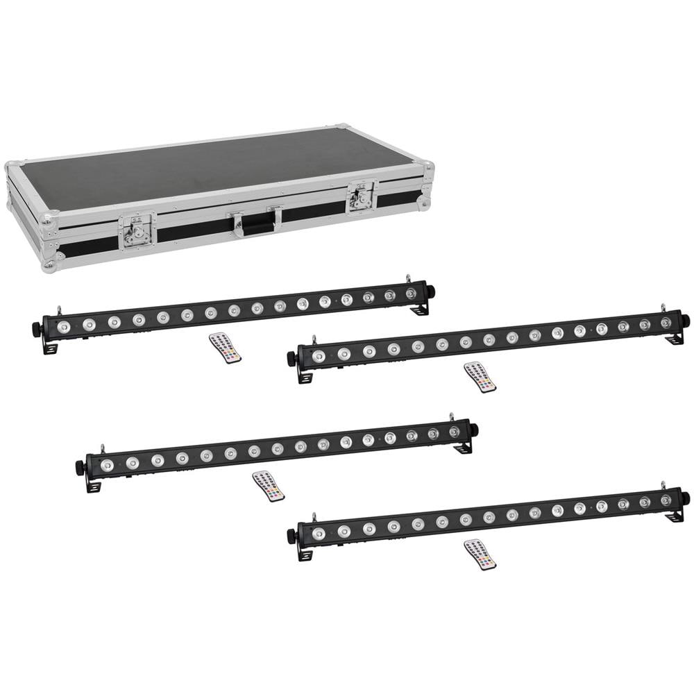 EUROLITE - Set 4x Led Pix-16 Qcl Bar + Case - ePRICE