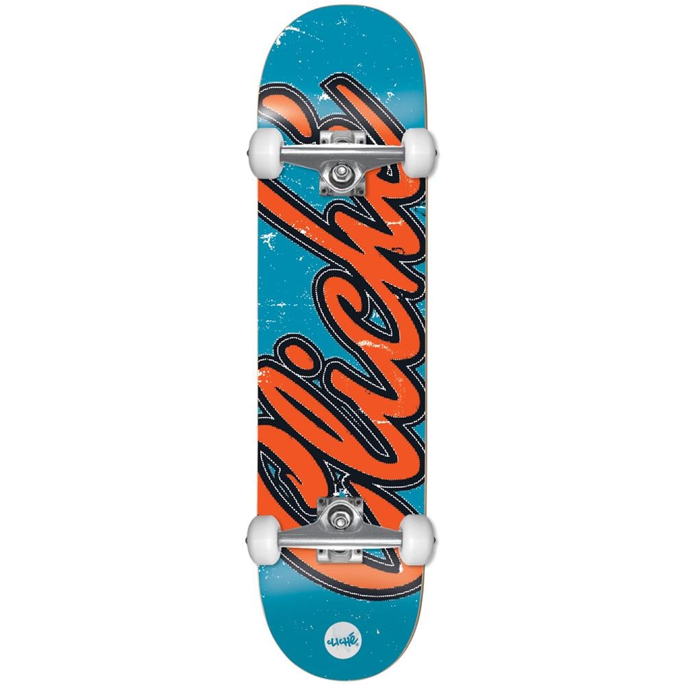 CLICHÉ - Old Logo 8"" Complete Skateboard Blue /orange - ePRICE