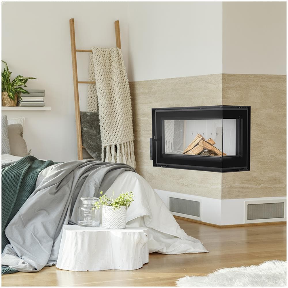 KRATKI - Insert Caminetto Ad Aria In Acciaio Destro Kratki Simple 6 Kw ...