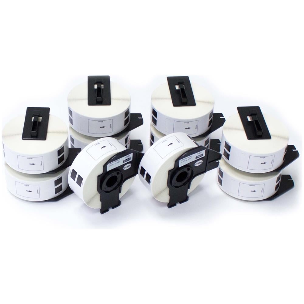 vhbw - 10x Rotolo Etichette Adesive Per Brother P-touch Ql-710, Ql-710w ...
